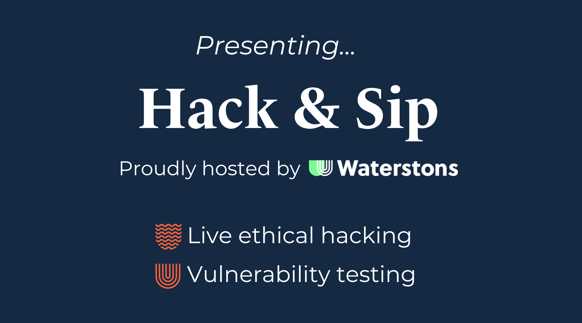 Hack & Sip: An Ethical Hacking Event | Waterstons